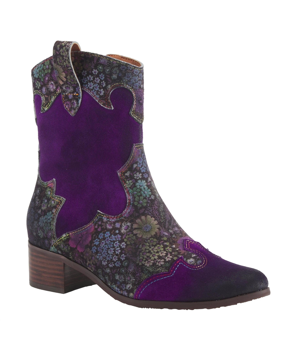 Click here for LArtiste Womens Ladyluck Western Suede Booties wit... prices