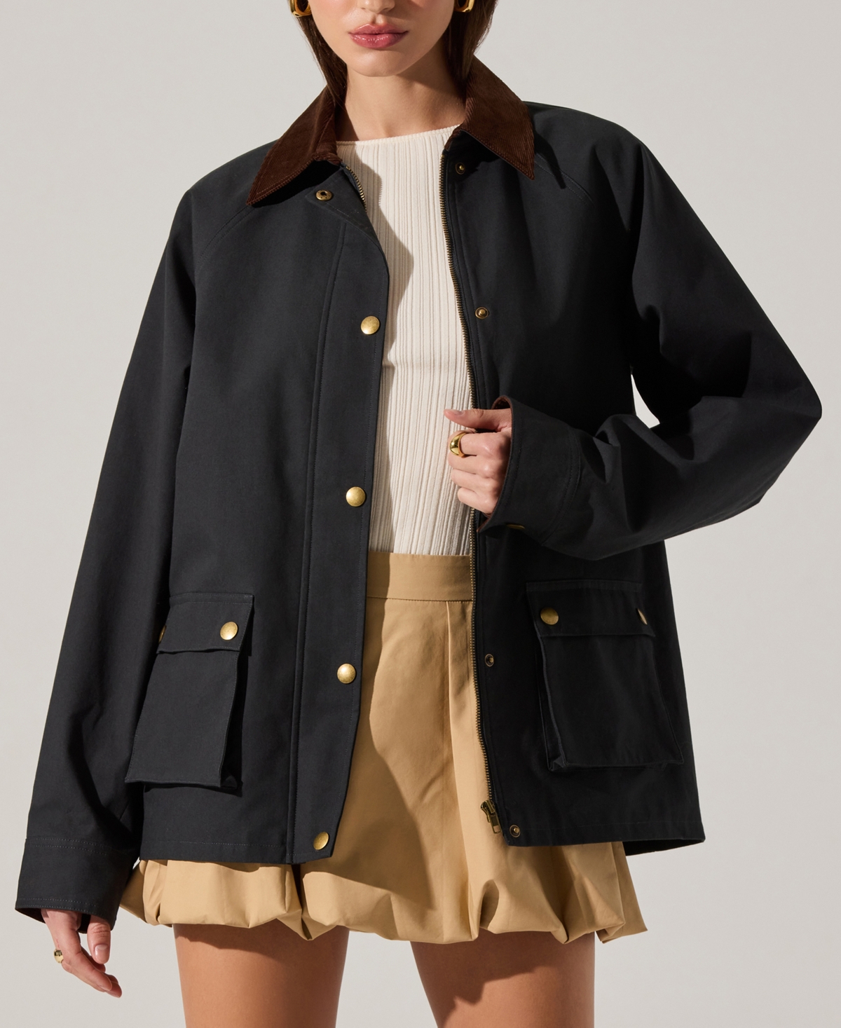 Click here for Astr the Label Womens Long Sleeves Jacket - Navy prices