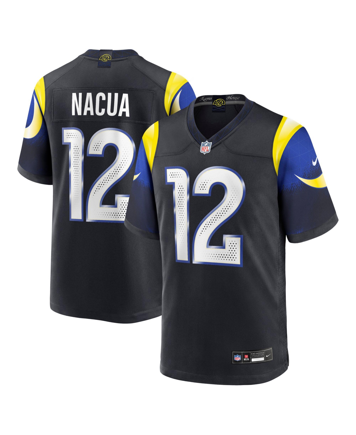 Click here for Nike Mens Puka Nacua Navy Los Angeles Rams Nfl Riv... prices