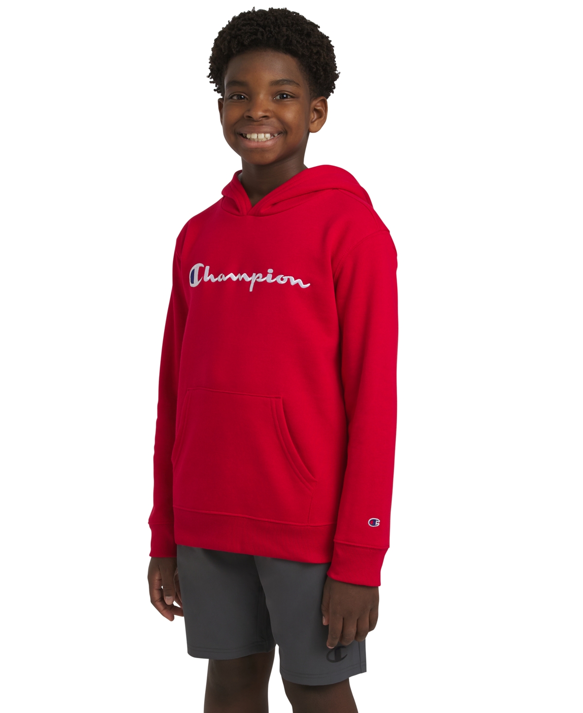 Click here for Champion Big Boys Signature Pullover Hoodie - Lych... prices