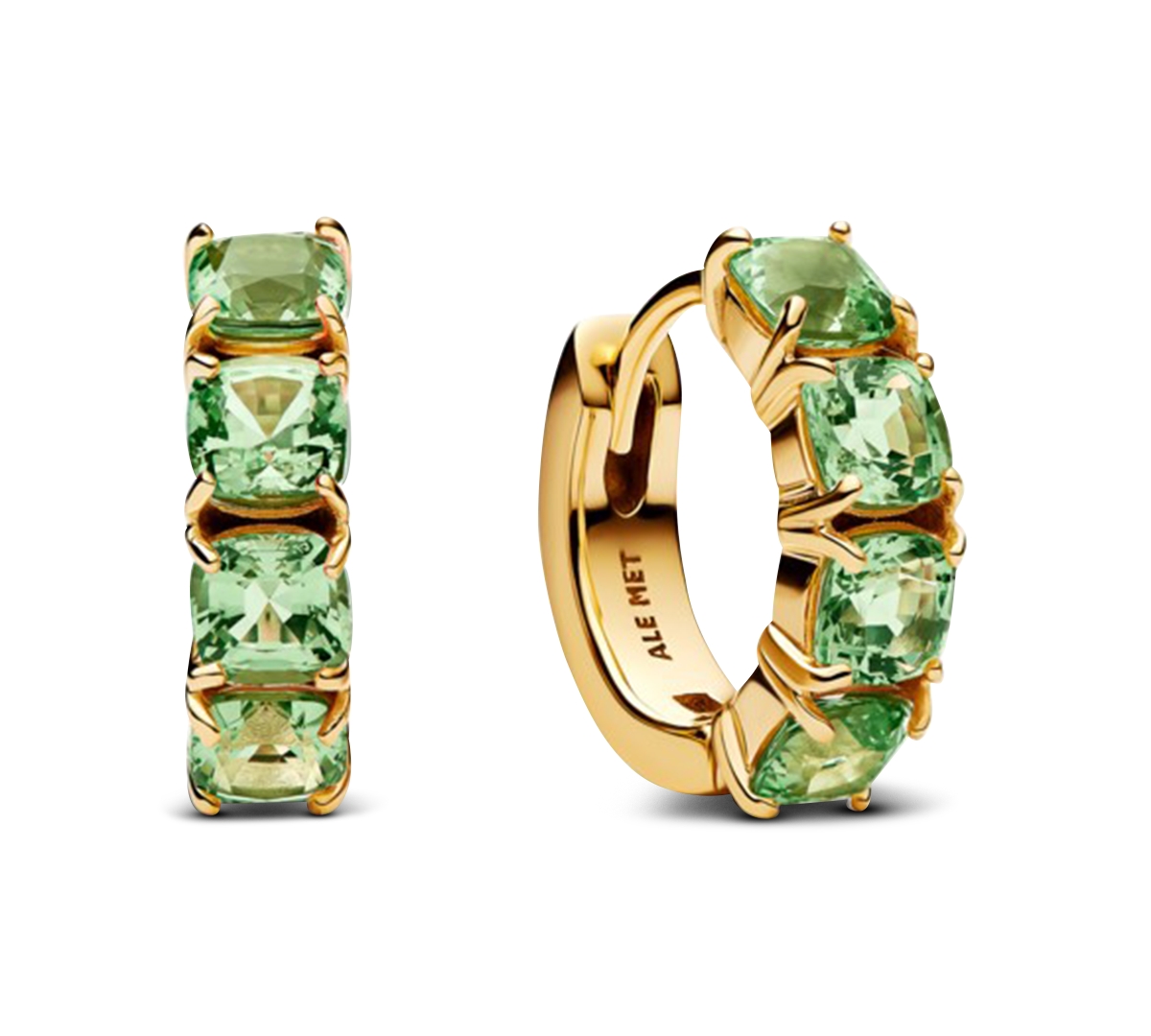 Click here for Pandora Green Hoop Earrings - Green prices