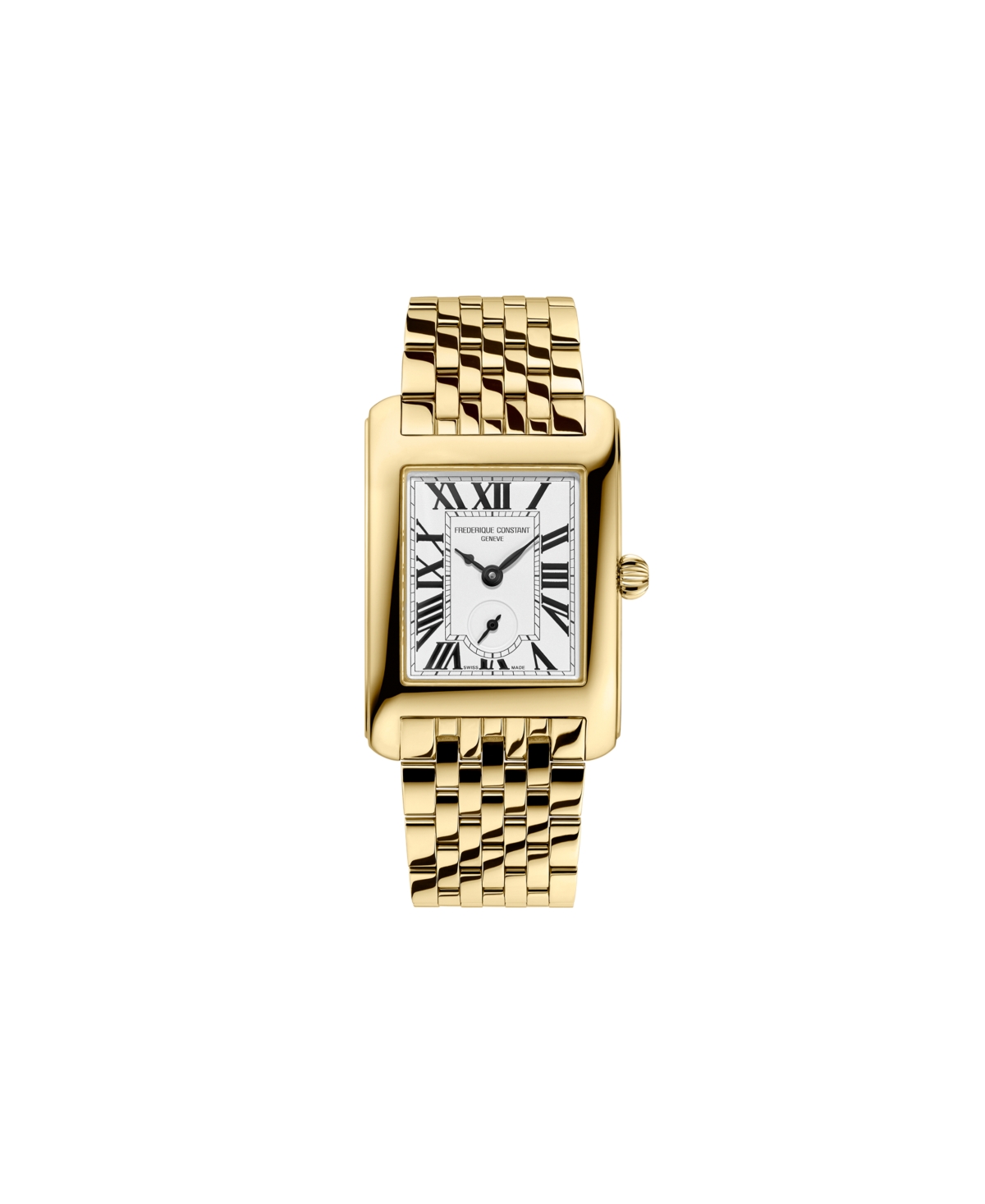 Click here for Frederique Constant Womens Carree Gold-Tone Stainl... prices