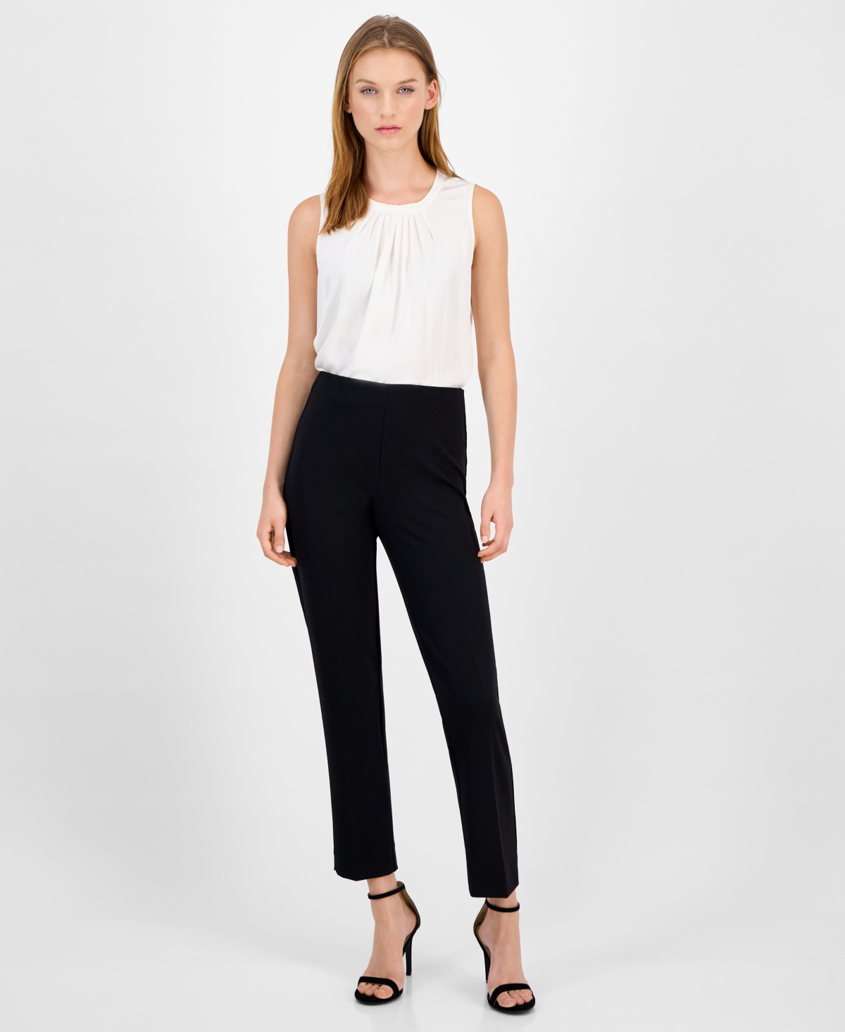 Click here for Anne Klein Womens Hollywood Straight-Leg Ankle Pan... prices