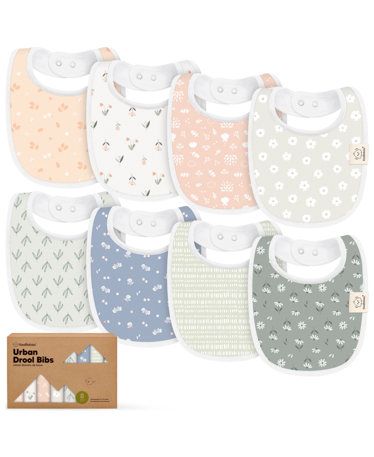 Click here for KeaBabies 8pk Baby Bibs for Boy  Baby Drool Bib fo... prices
