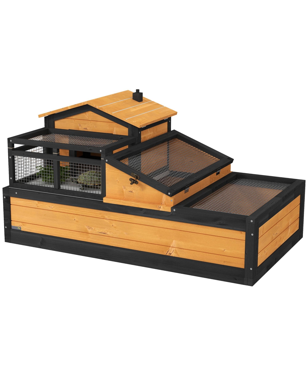 Click here for PawHut Wooden Tortoise Habitat  Tortoise Enclosure... prices