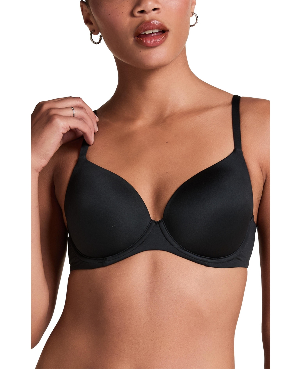 Click here for Hunkemoller Super Soft Padded Underwired Bra - Bla... prices