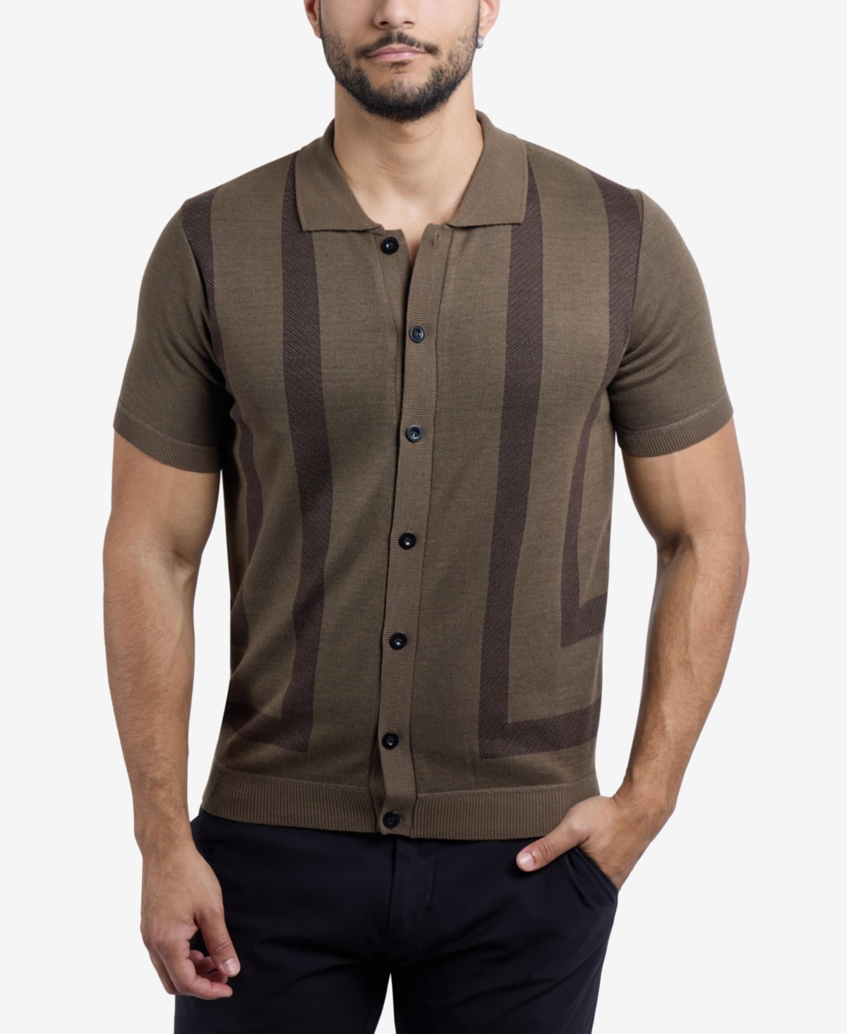 Click here for Spring + Mercer Mens Button Down Short Sleeve Swea... prices