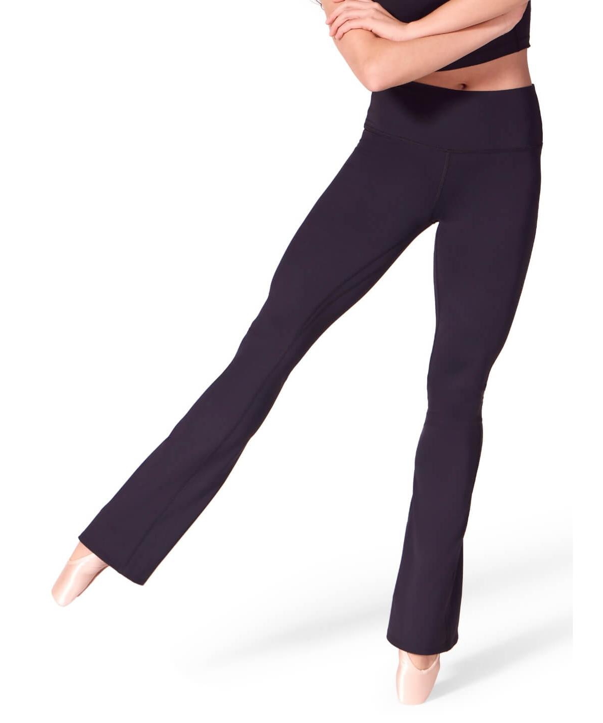 Click here for Capezio Soft Elegance Flare Leggings - Black prices