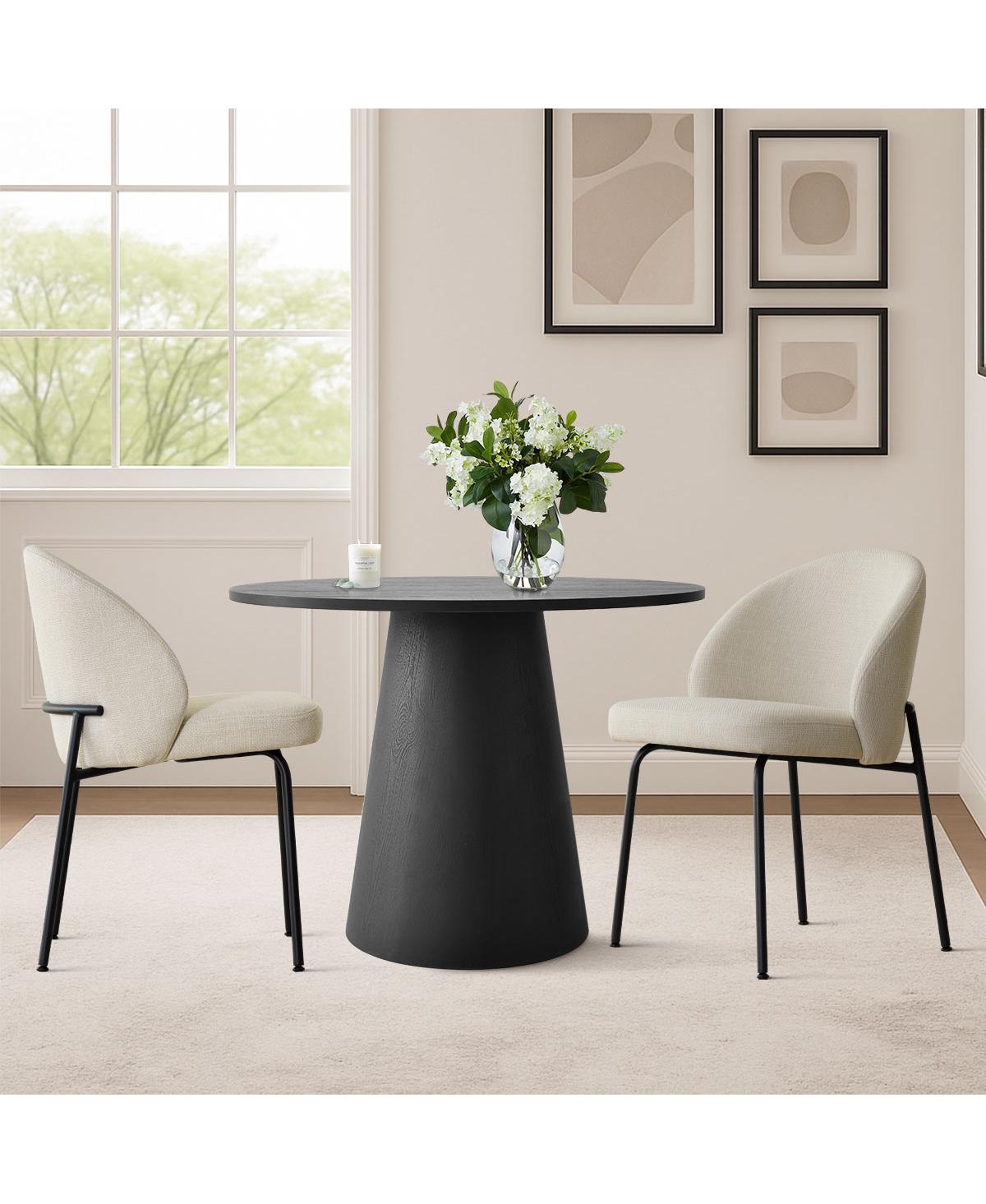 Click here for Maison Boucle Stylish Modern 2 Chair Dining Set wi... prices