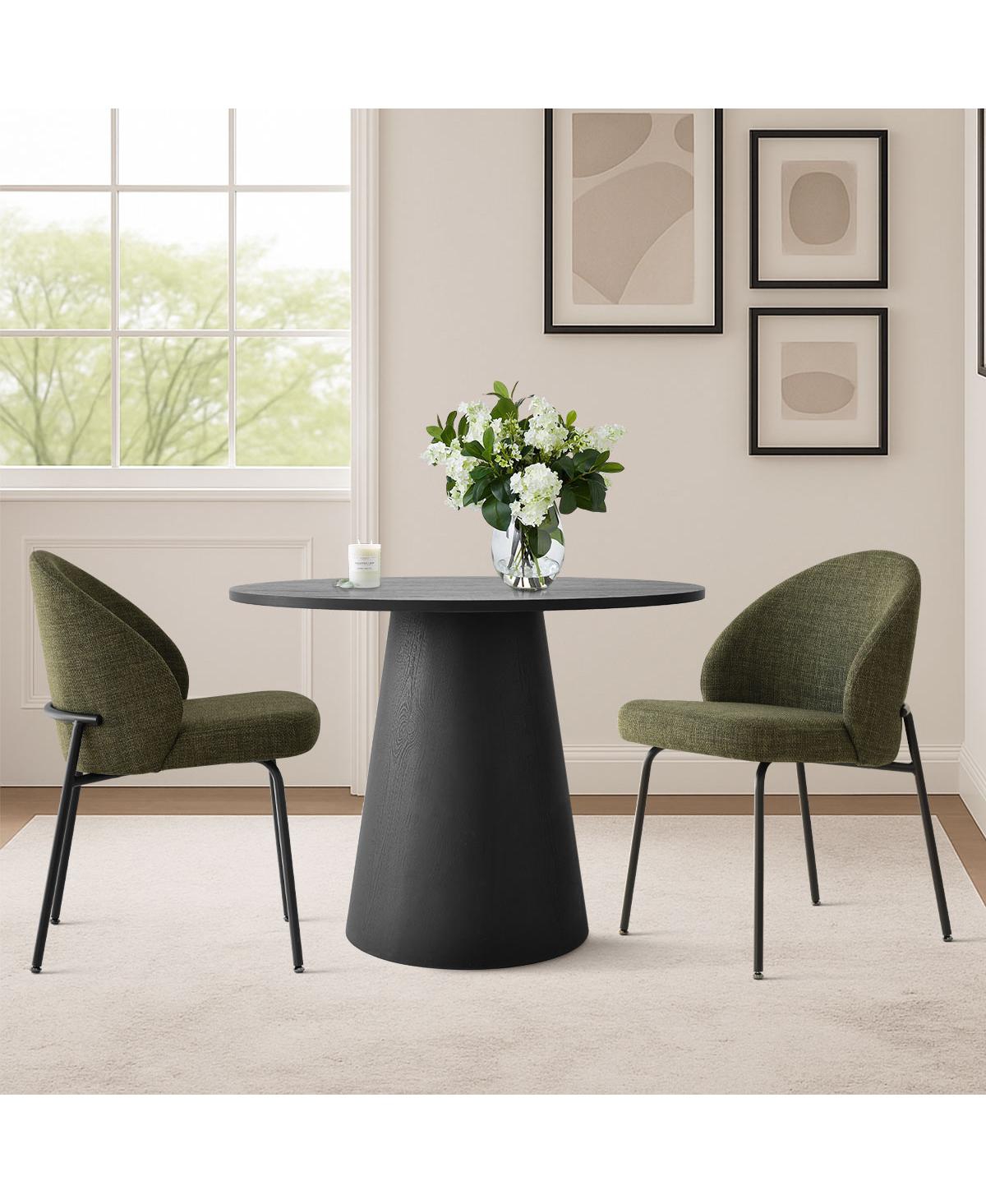 Click here for Maison Boucle Stylish Modern 2 Chair Dining Set wi... prices