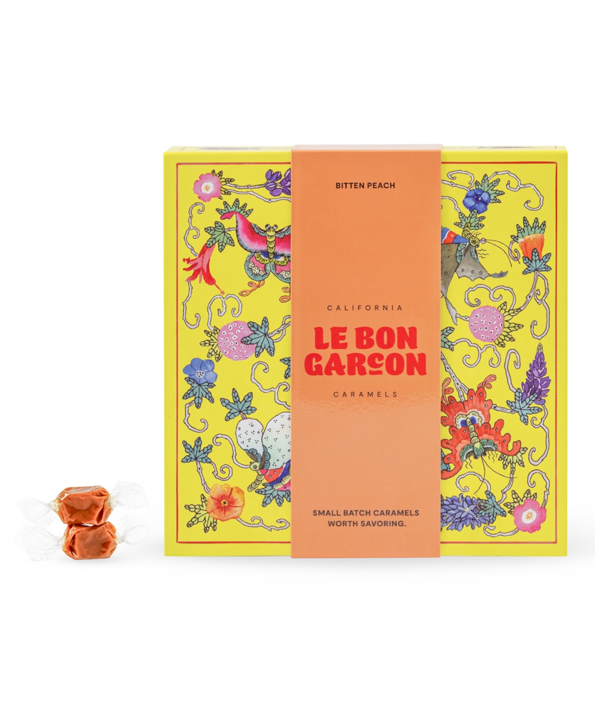 Click here for Le Bon Garcon Bitten Peach Caramels Box  6 oz prices