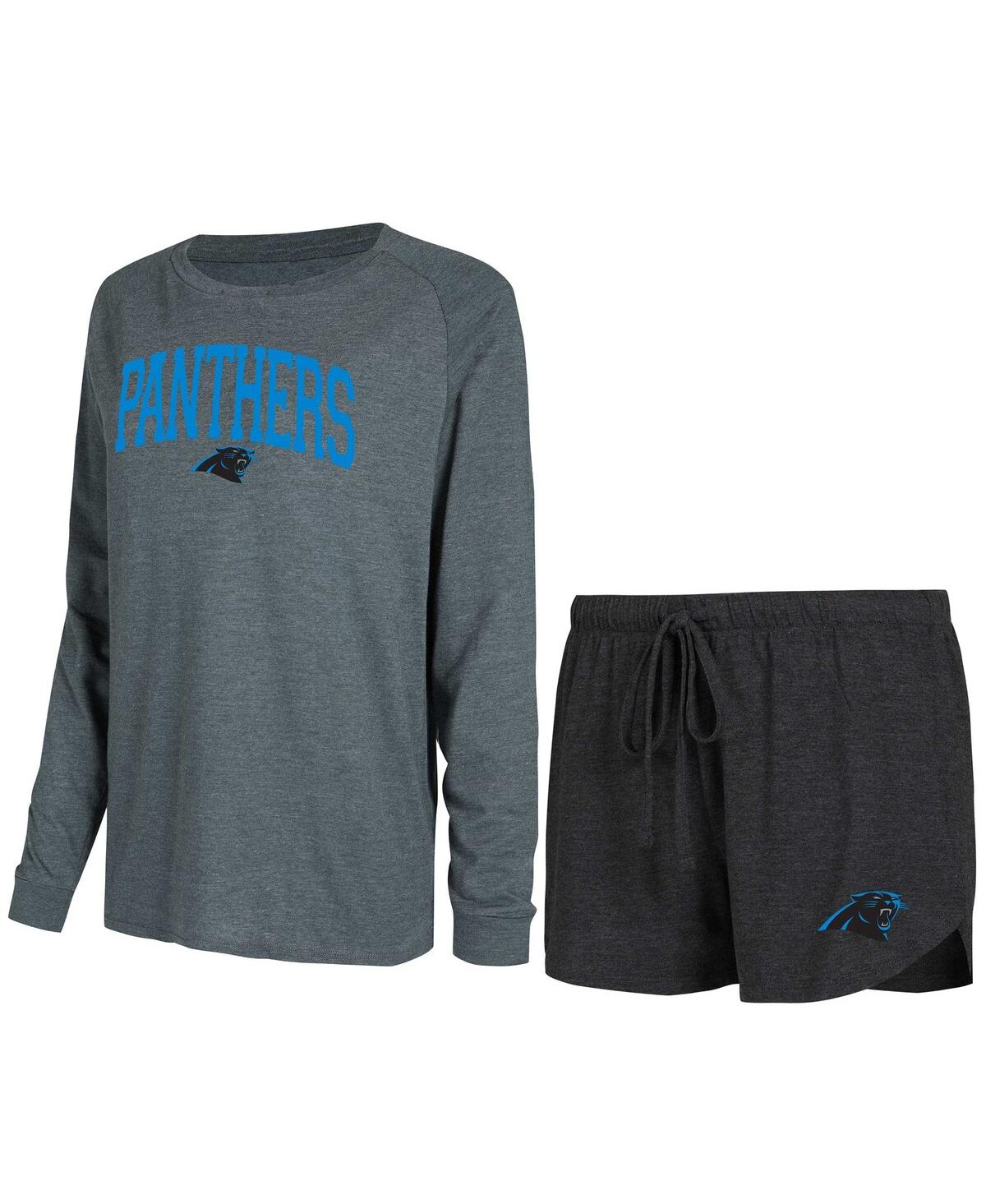 Click here for Concepts Sport Womens Black/Charcoal Carolina Pant... prices