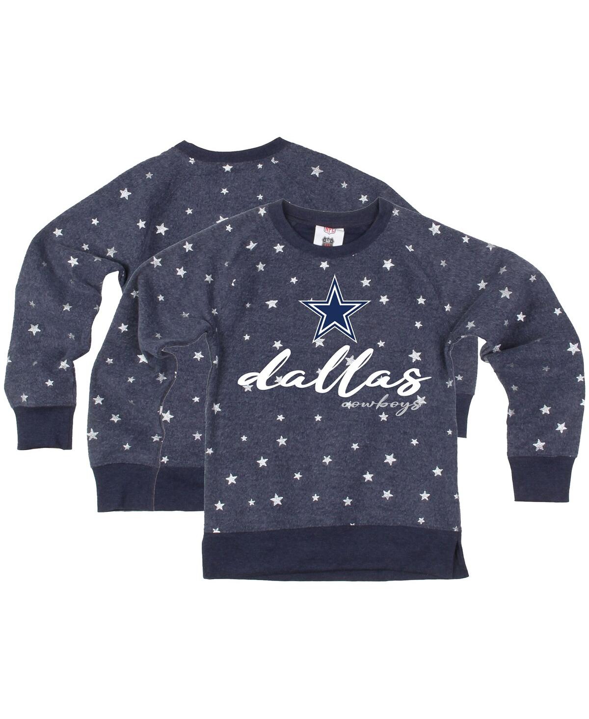 Click here for Wes Willy Big Girls Navy Dallas Cowboys Shimmer St... prices