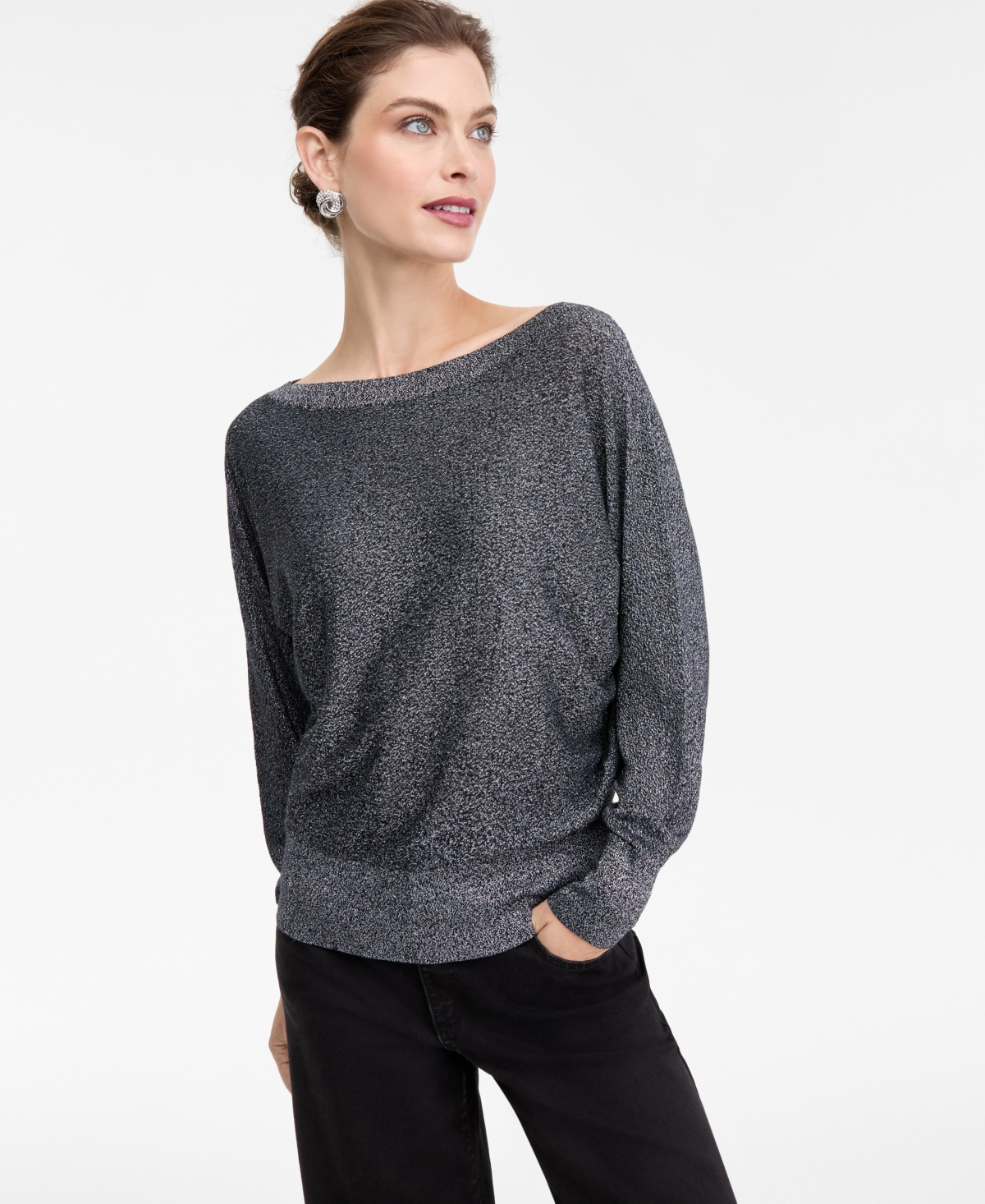 Click here for I.n.c. International Concepts Womens Metallic Boat... prices