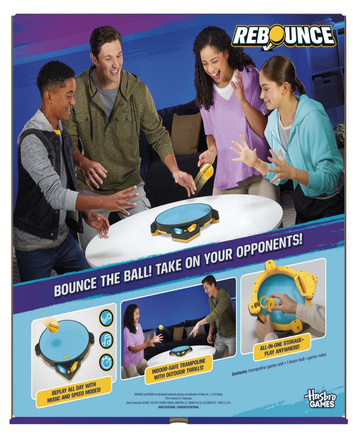 Hasbro Gaming Rebounce Indoor Action Board Game In Multi | ModeSens