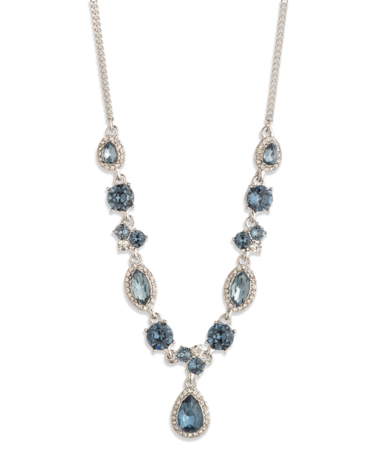 Click here for Givenchy Glass Stone Extender Pendant Necklace in... prices