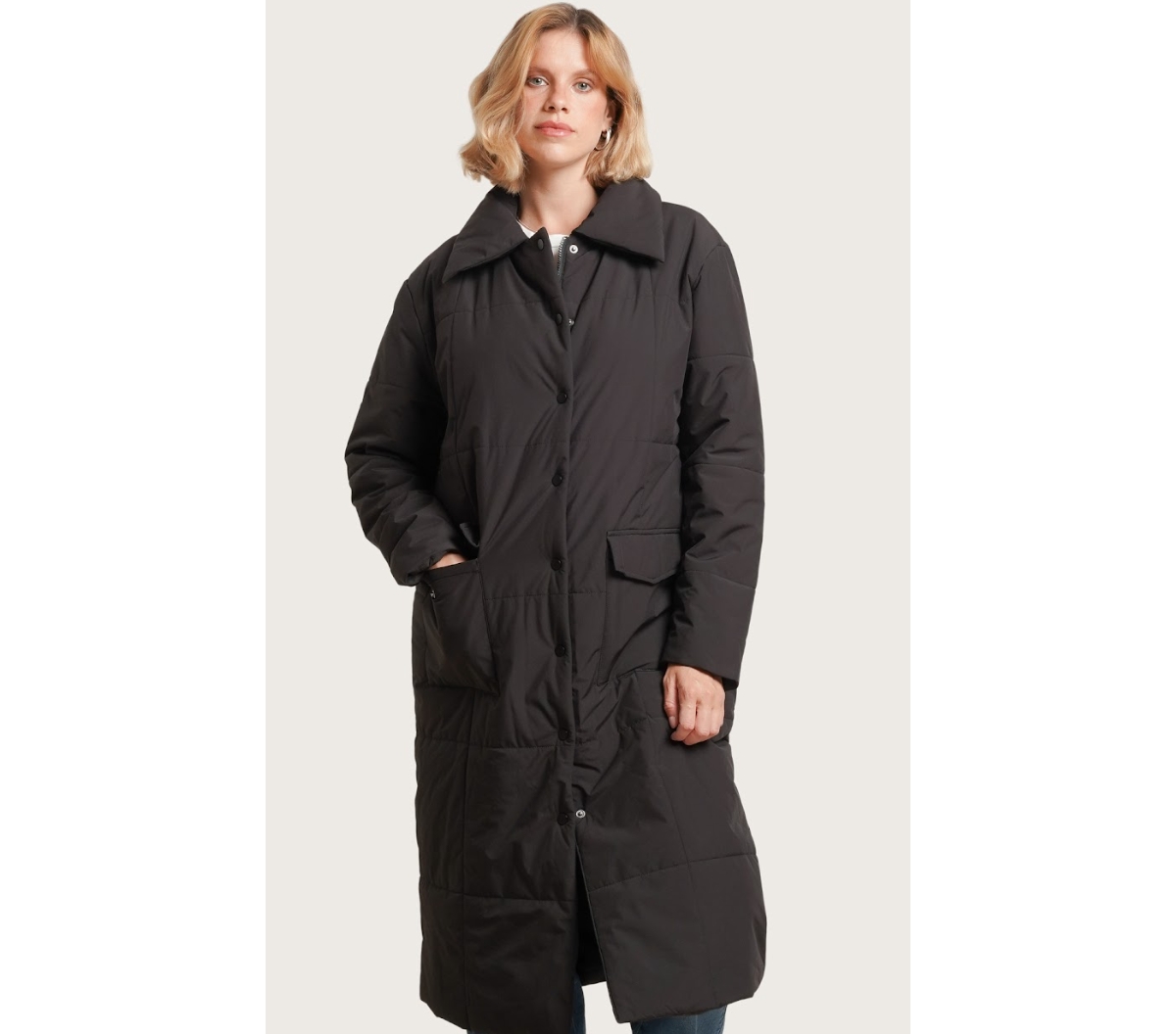 Click here for Nom Maternity Maternity The Puffer - Black prices