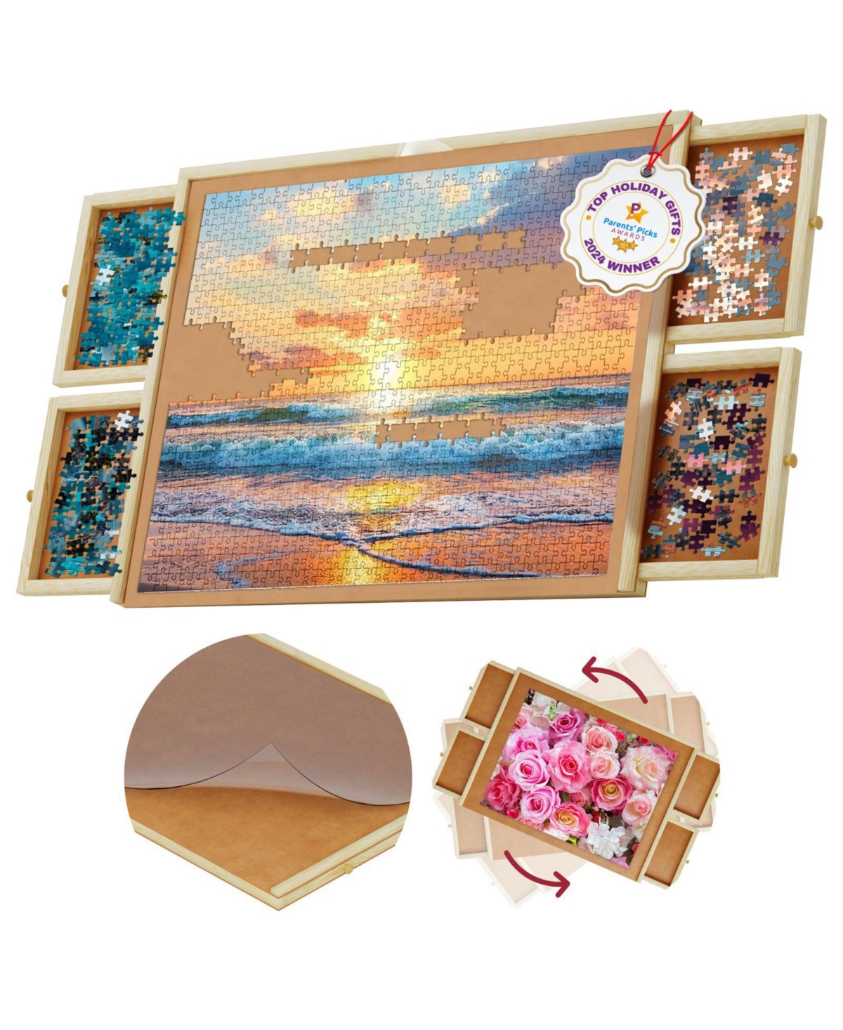 Click here for Beyond Innoventions Wooden Puzzle Table – P... prices