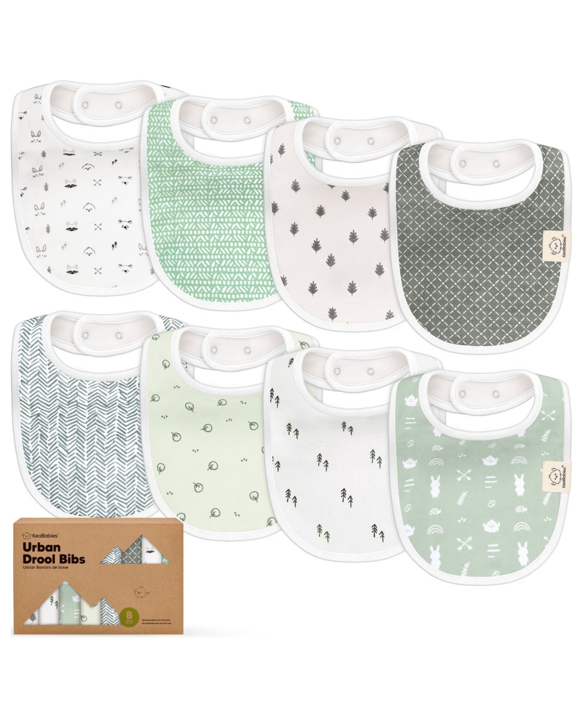 Click here for KeaBabies 8pk Baby Bibs for Boy  Baby Drool Bib fo... prices