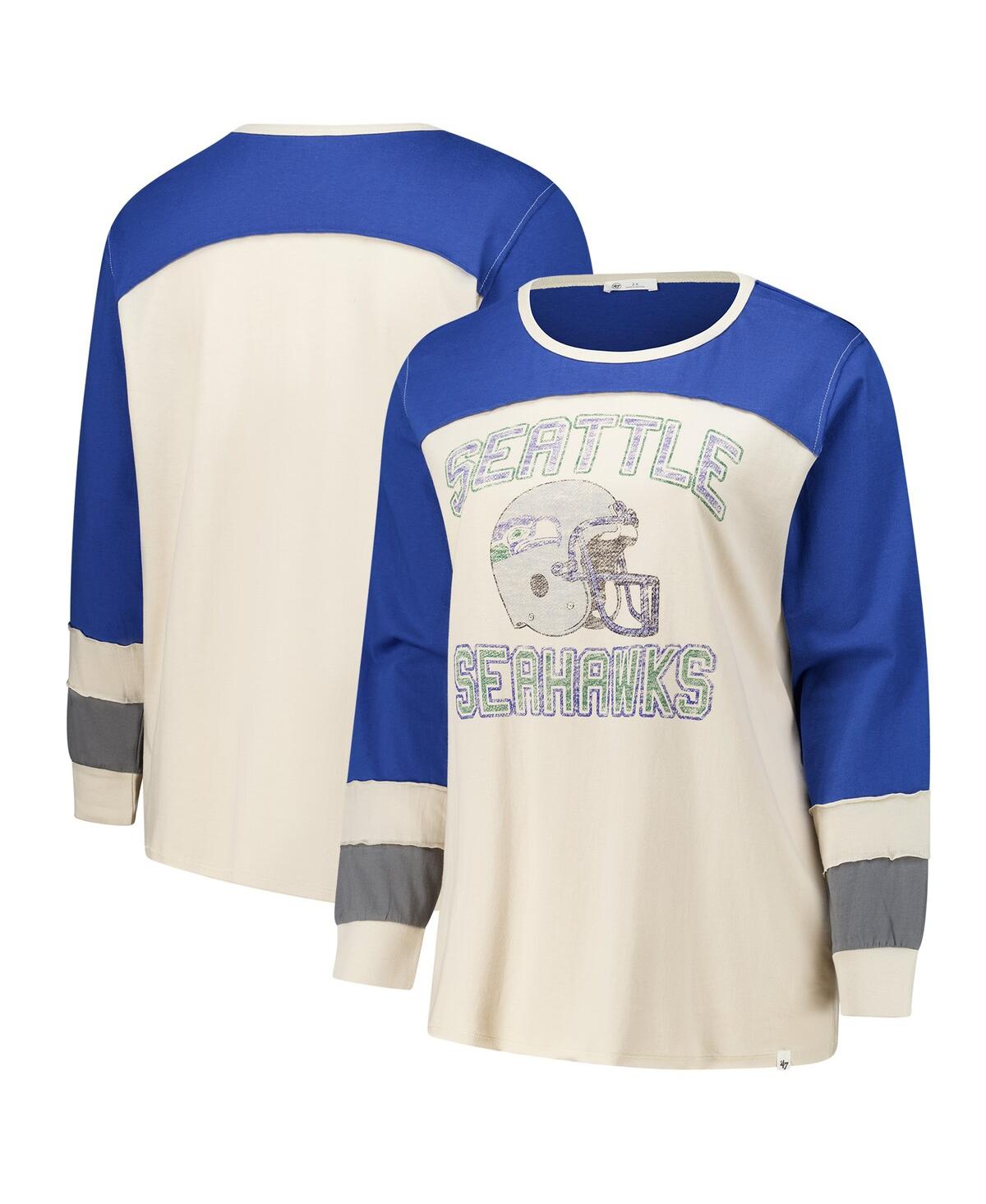 Click here for 47 Brand Womens Cream/Royal Seattle Seahawks Plus... prices