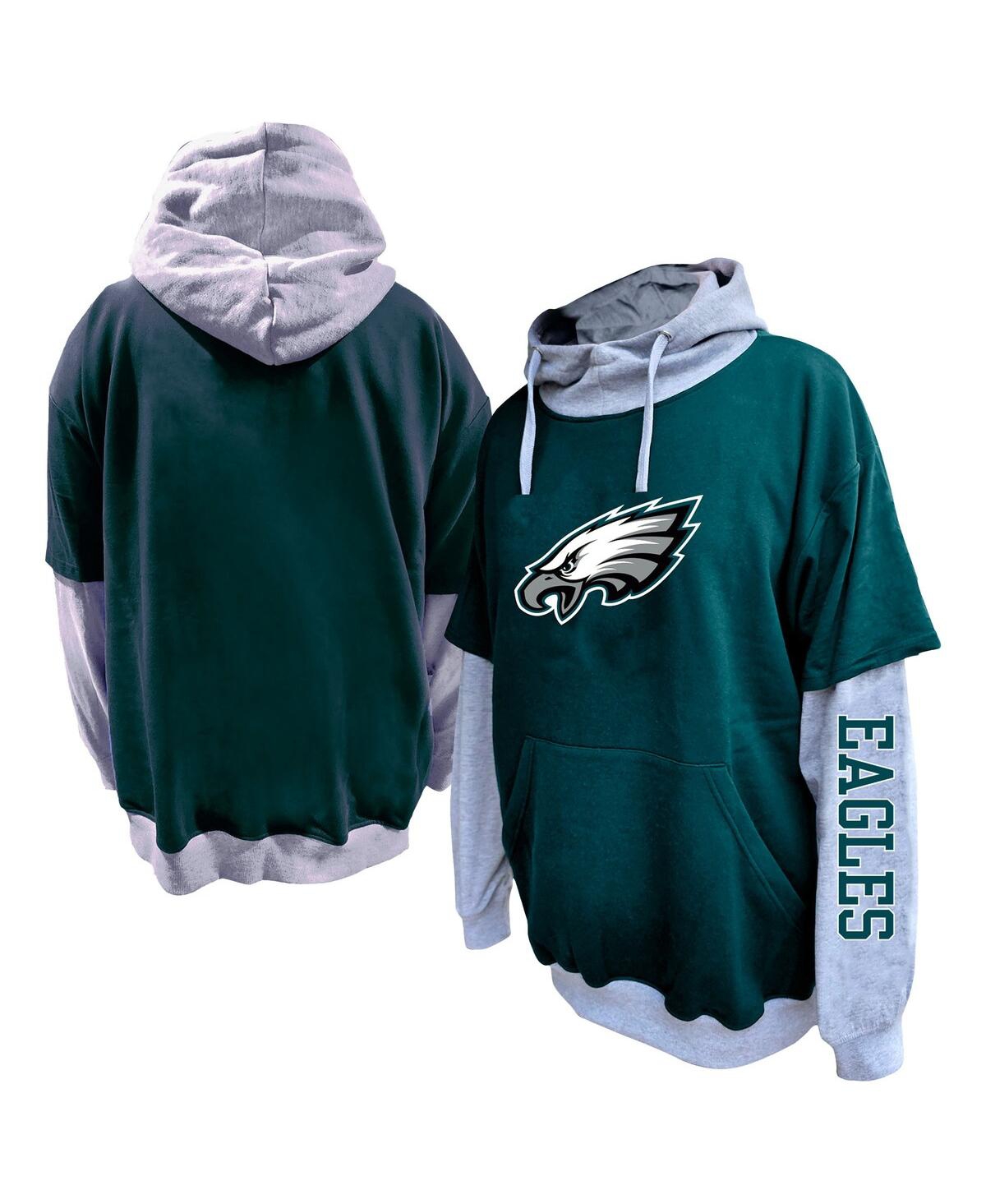 Click here for Profile Mens Midnight Green/Heather Gray Philadelp... prices