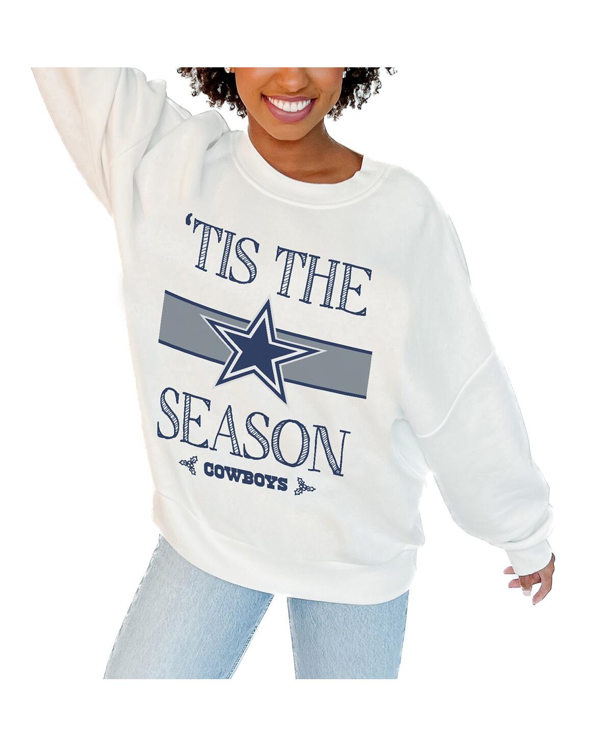 Click here for Gameday Couture Womens White Dallas Cowboys Oversi... prices