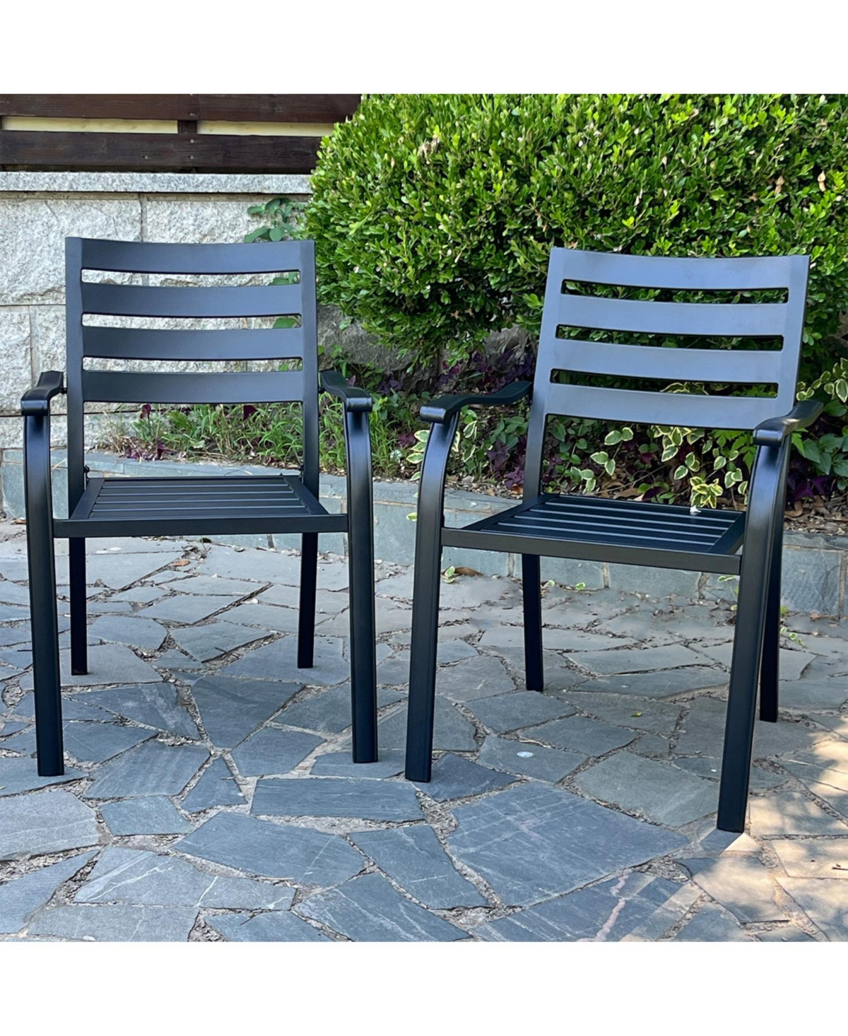 Click here for Streamdale Furniture Iron Terrace Dining Chairs -... prices