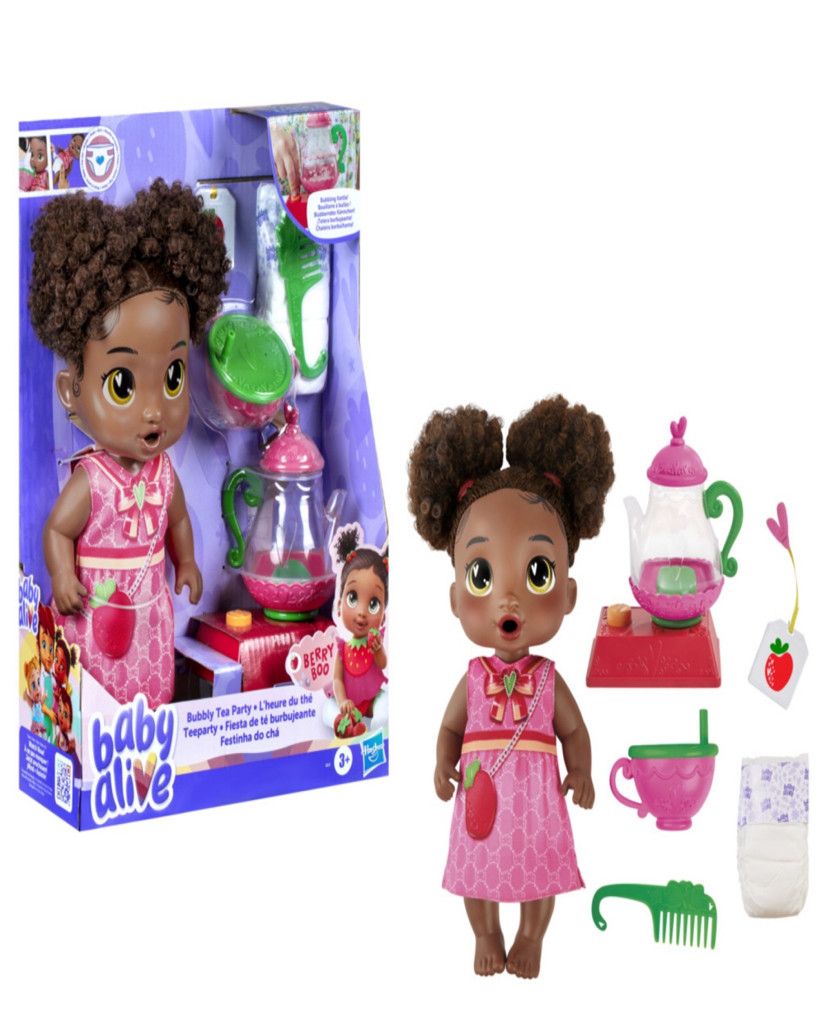 Click here for Baby Alive Bubbly Tea Party Berry Boo Doll Set - M... prices