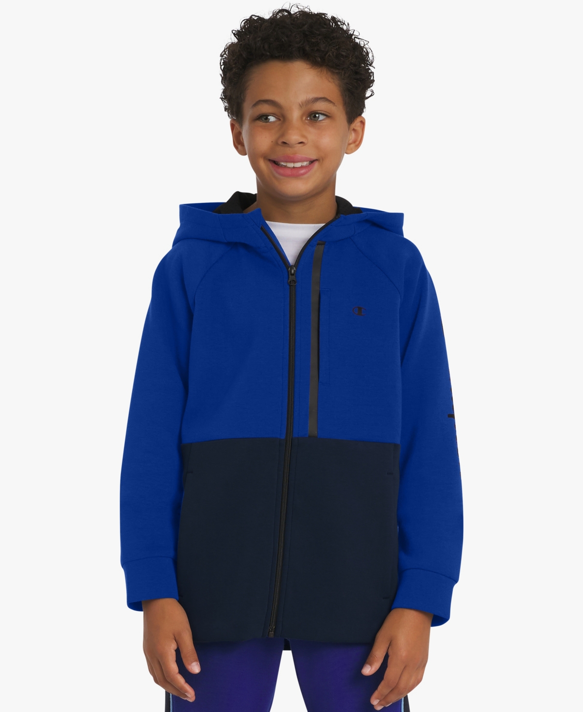 Click here for Champion Boys 8-20 Active Zip-Up Hoodie - Surf The... prices