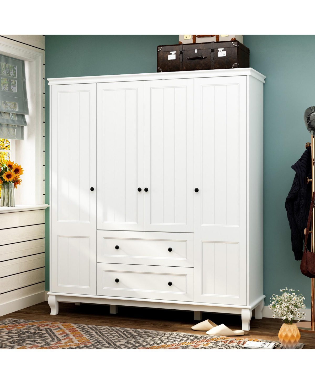 Click here for Homsee Modern Nordic style minimalist 4-door 2-dra... prices