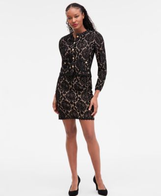 Click here for Tahari Asl Womens Bonded Lace Long Sleeve Jacket B... prices