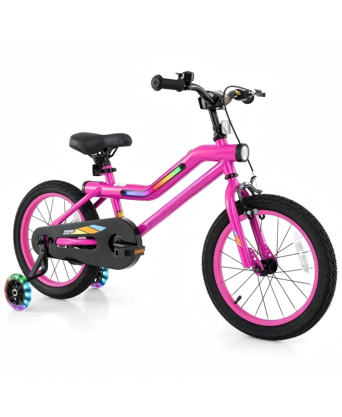 Click here for Akiudex Light Up Kids Bike with Training Wheels -... prices