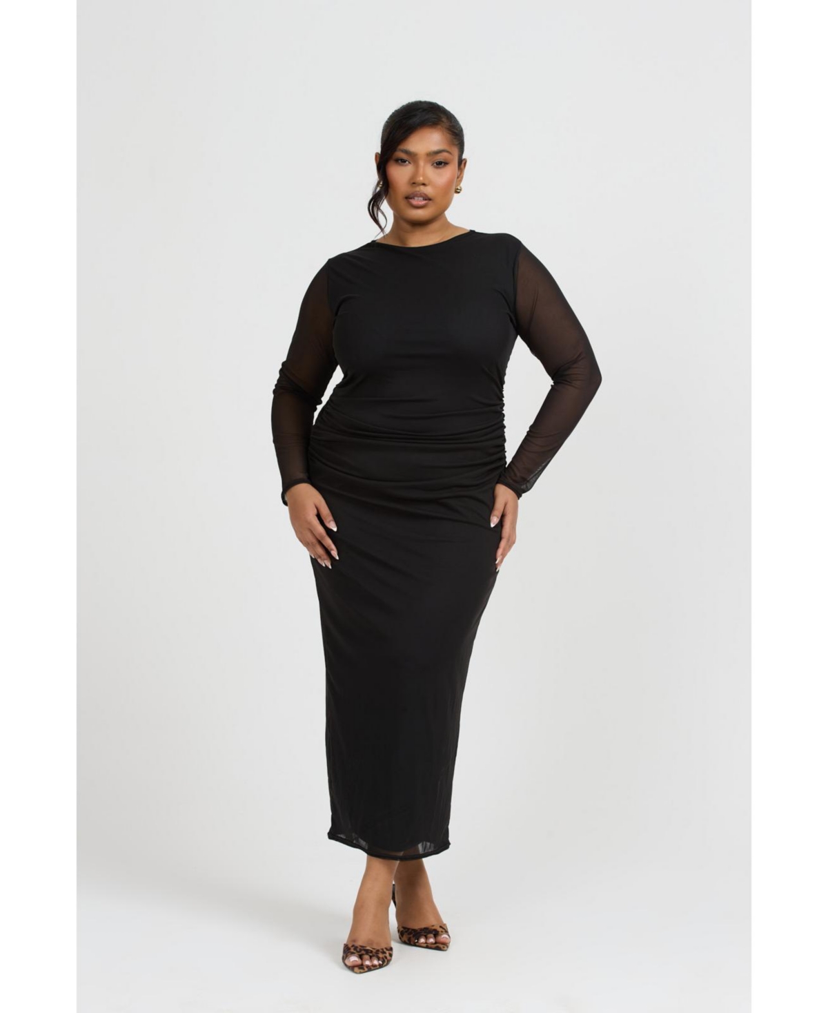 Click here for Fashion-szn Curve Womens Curve Long Sleeved Midaxi... prices