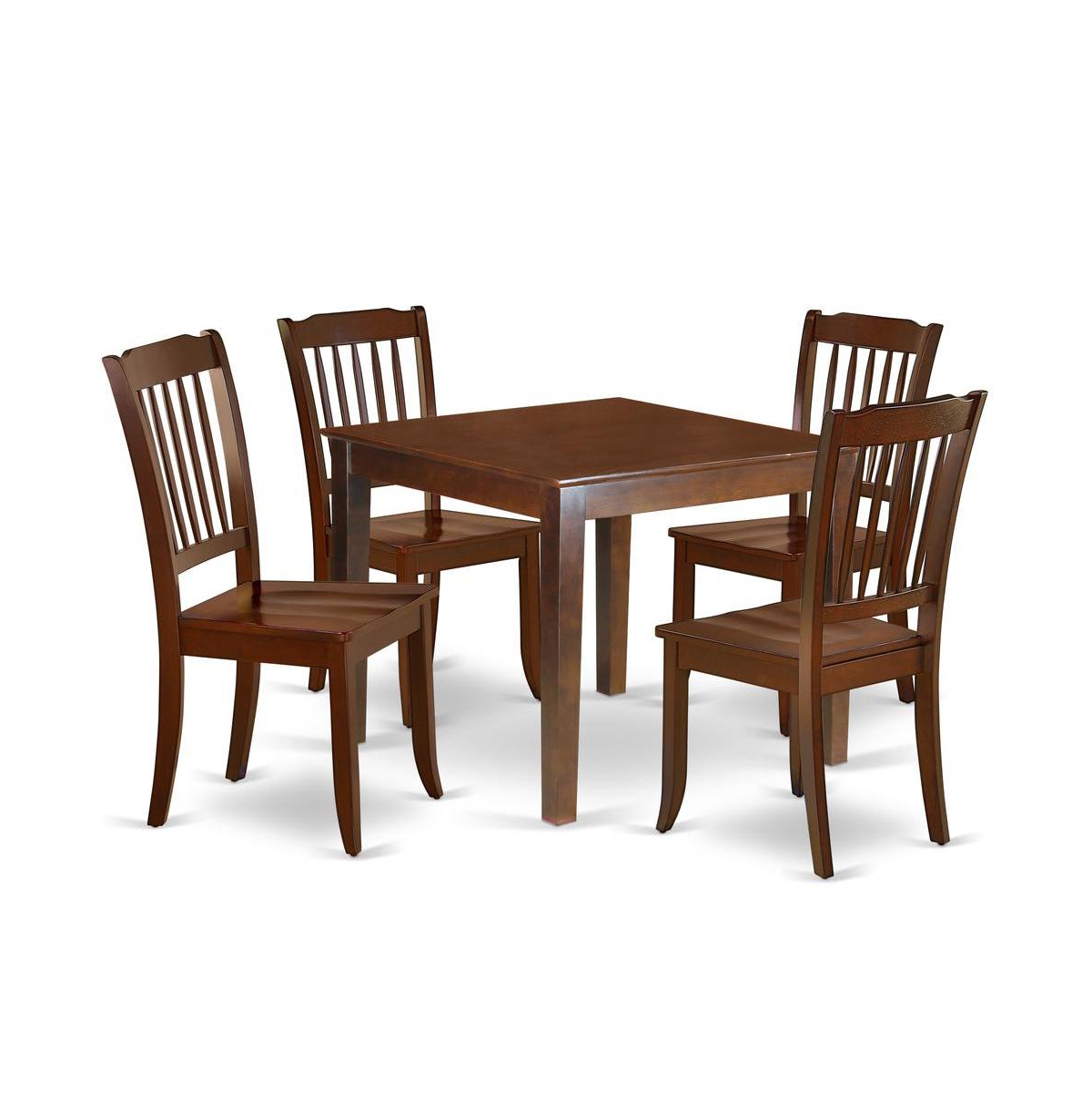 Click here for East West Furniture Dining Room Set Mahogany - Mah... prices