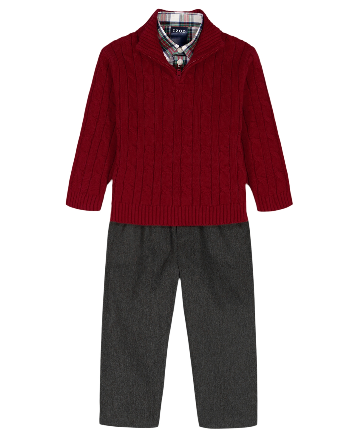 Click here for Izod Baby Boys 3-Piece Cable Knit Sweater  Shirt a... prices