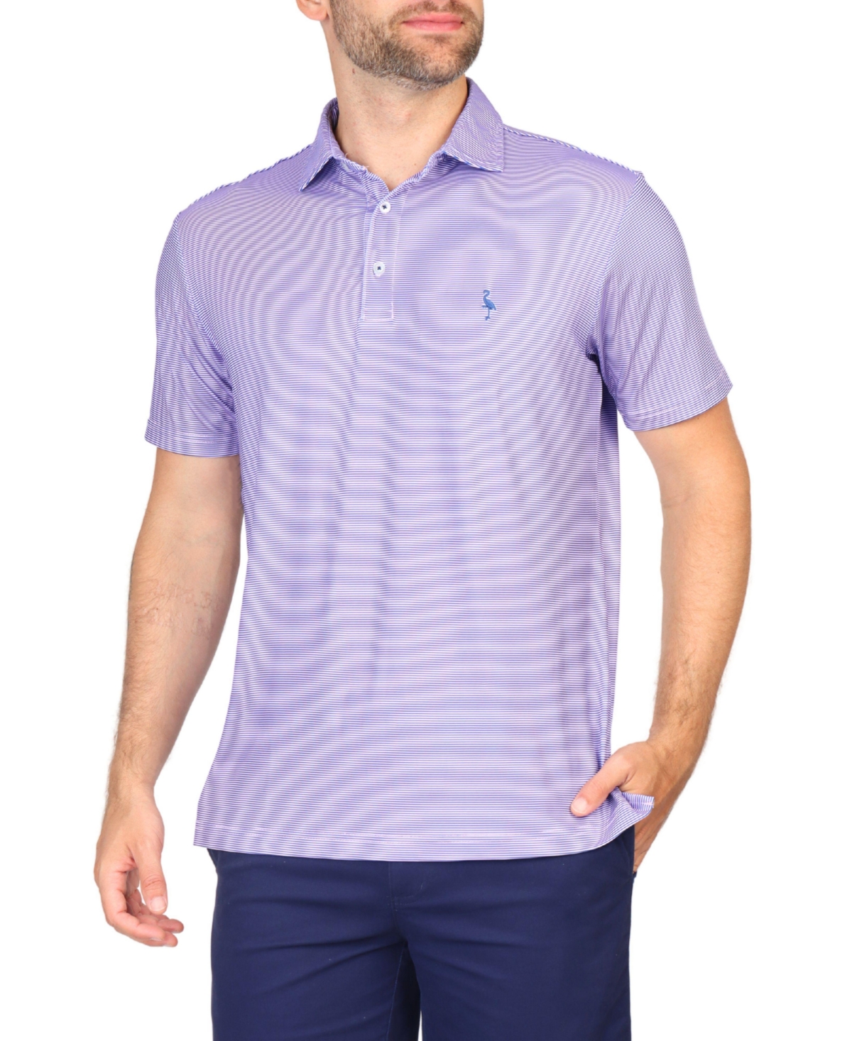 Click here for Tailorbyrd Micro Stripe Printed Performance Short... prices