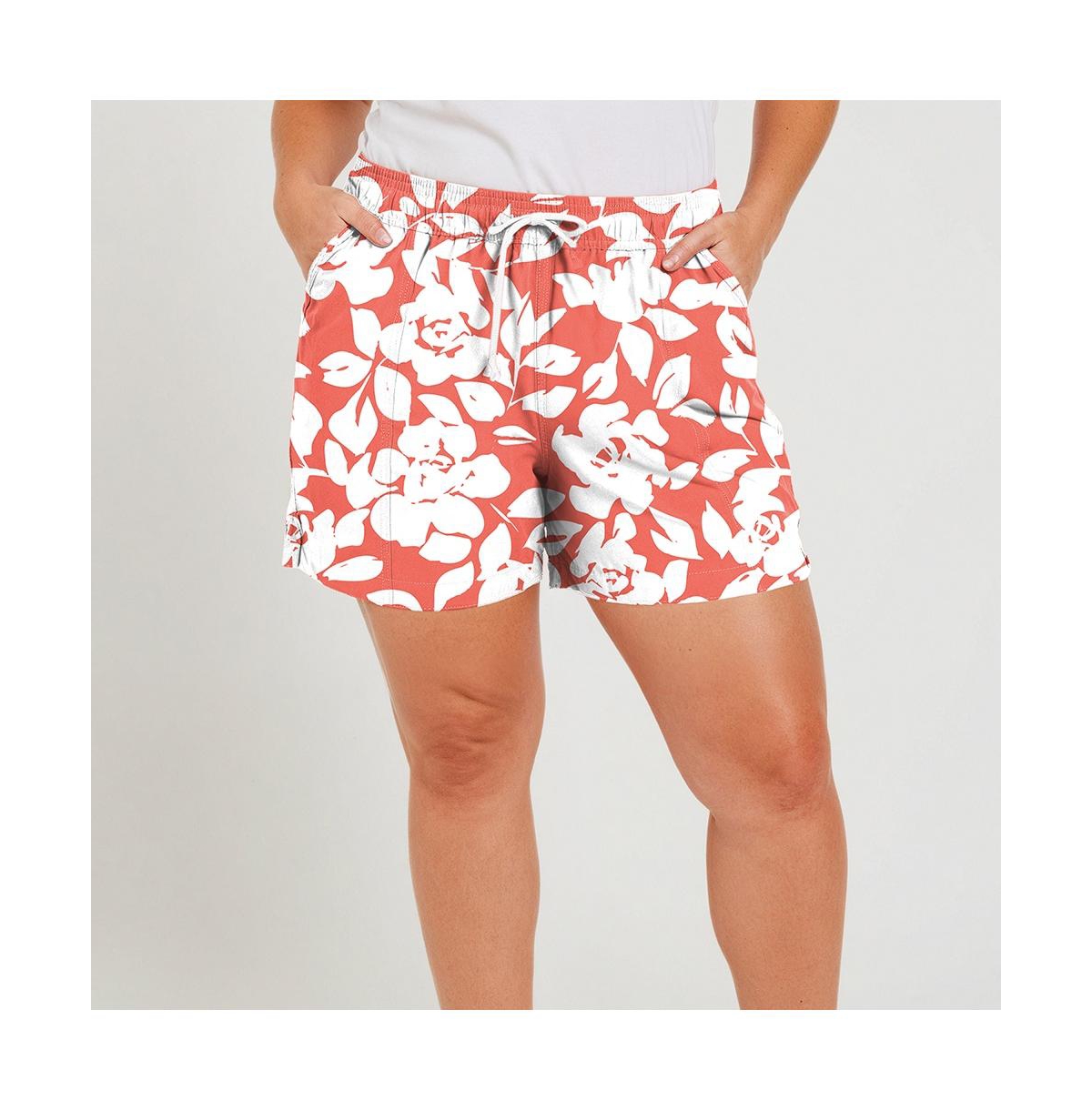 Click here for Calypsa Womens Plus Size 4 Board Shorts - Rusty ro... prices