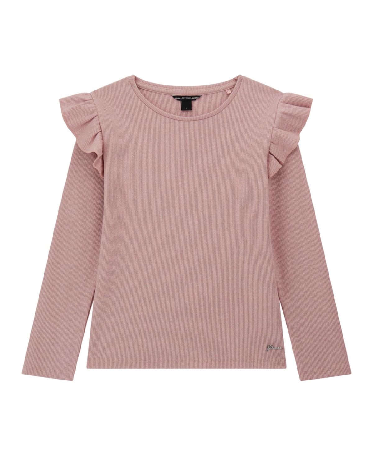 Click here for Guess Girls 7-16 Long Sleeve Top - Pink prices