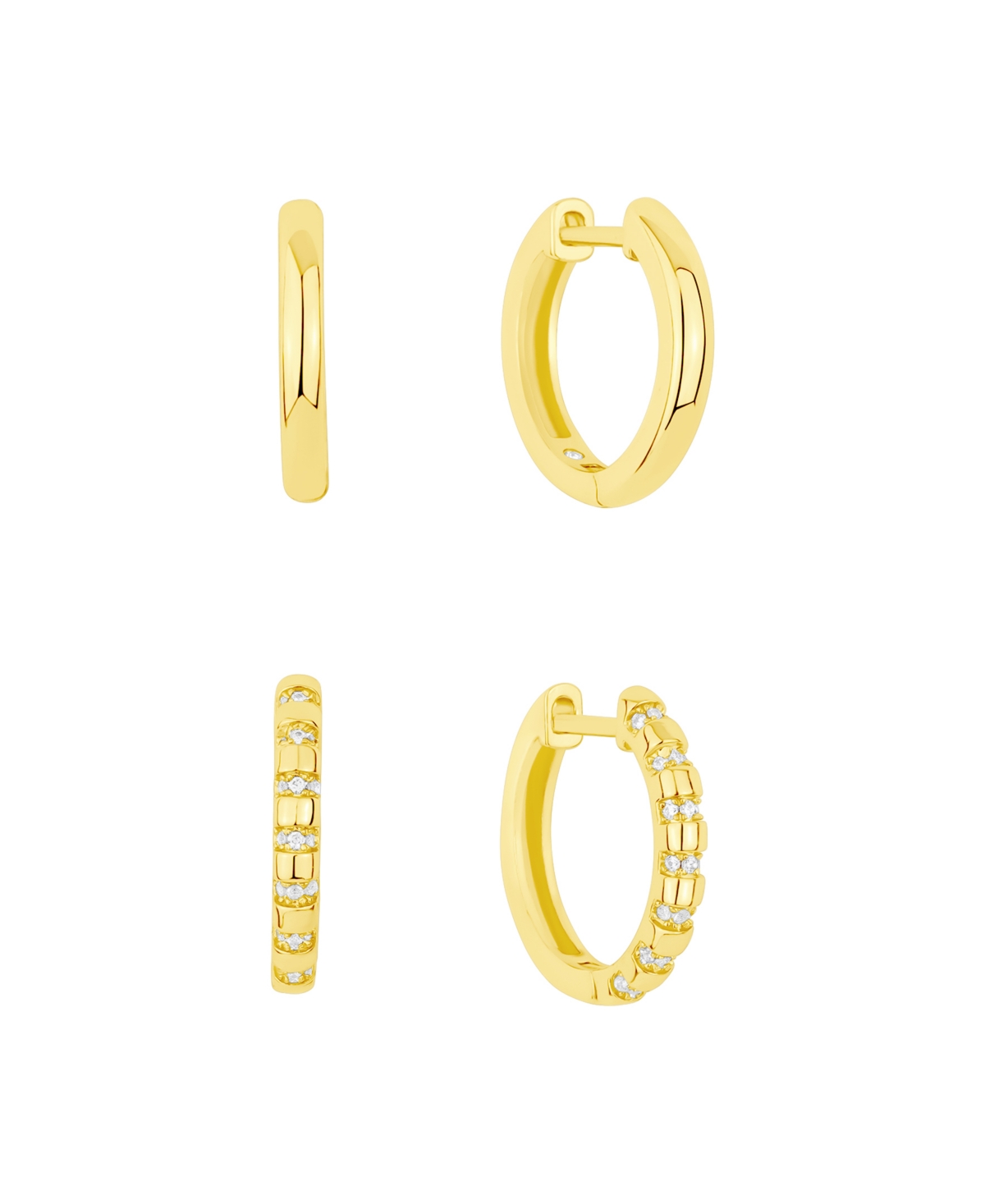 Click here for And Now This Duo Hoop Earring Set - Gold prices