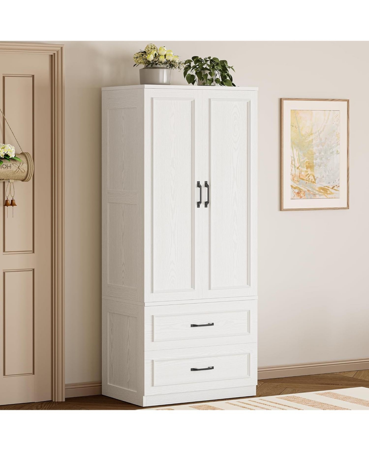 Click here for Likimio Freestanding Wardrobe Wardrobe with 2 Door... prices