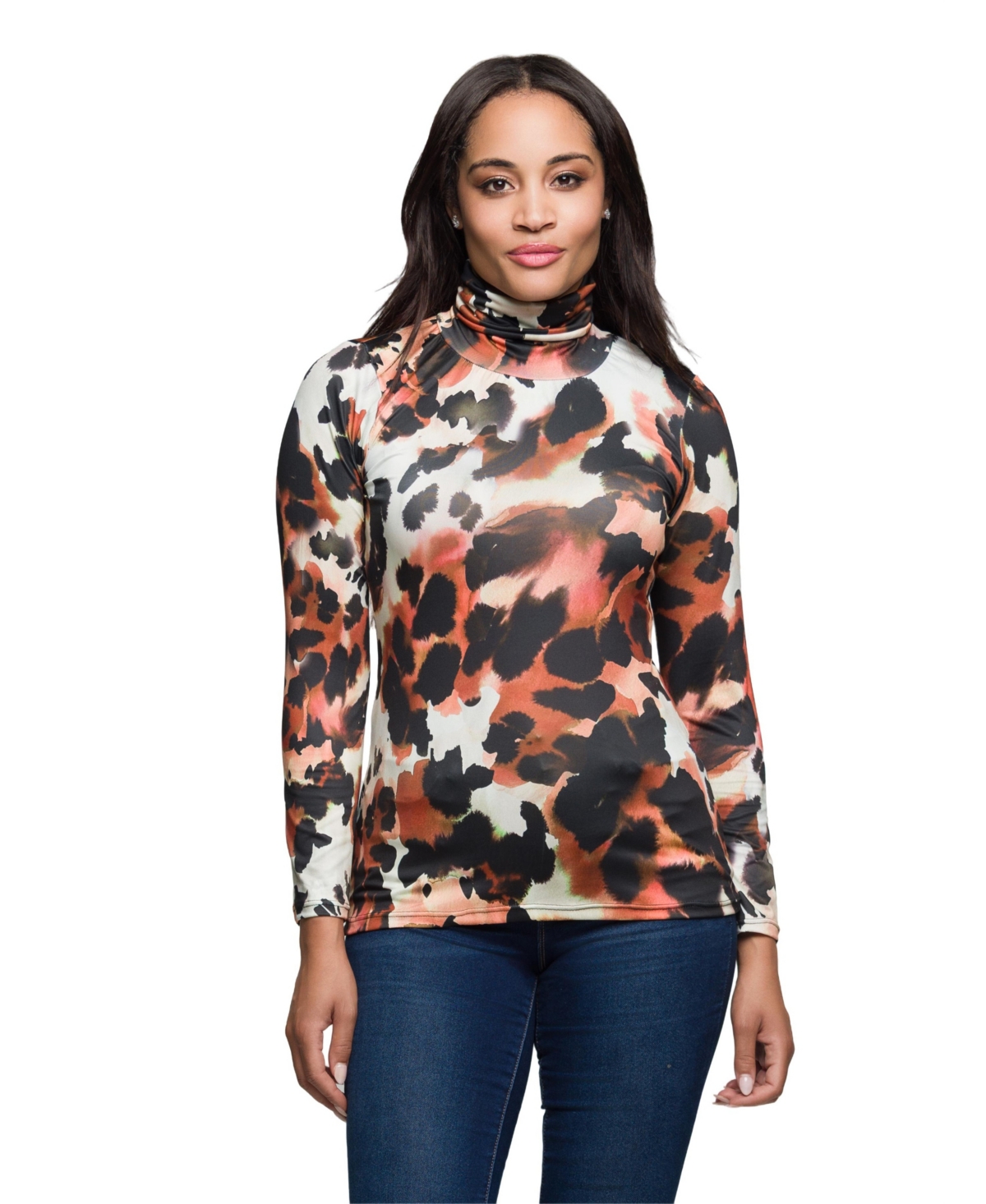 Click here for 24seven Comfort Apparel Womens Long Sleeve Turtlen... prices