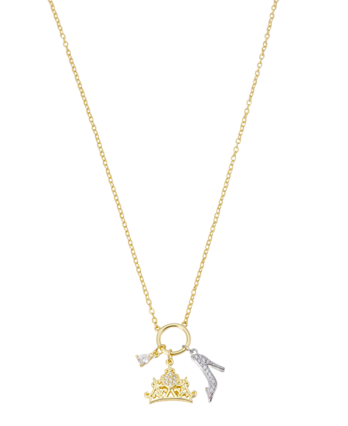 Click here for Disney Cubic Zirconia Princess Charm Cluster Penda... prices