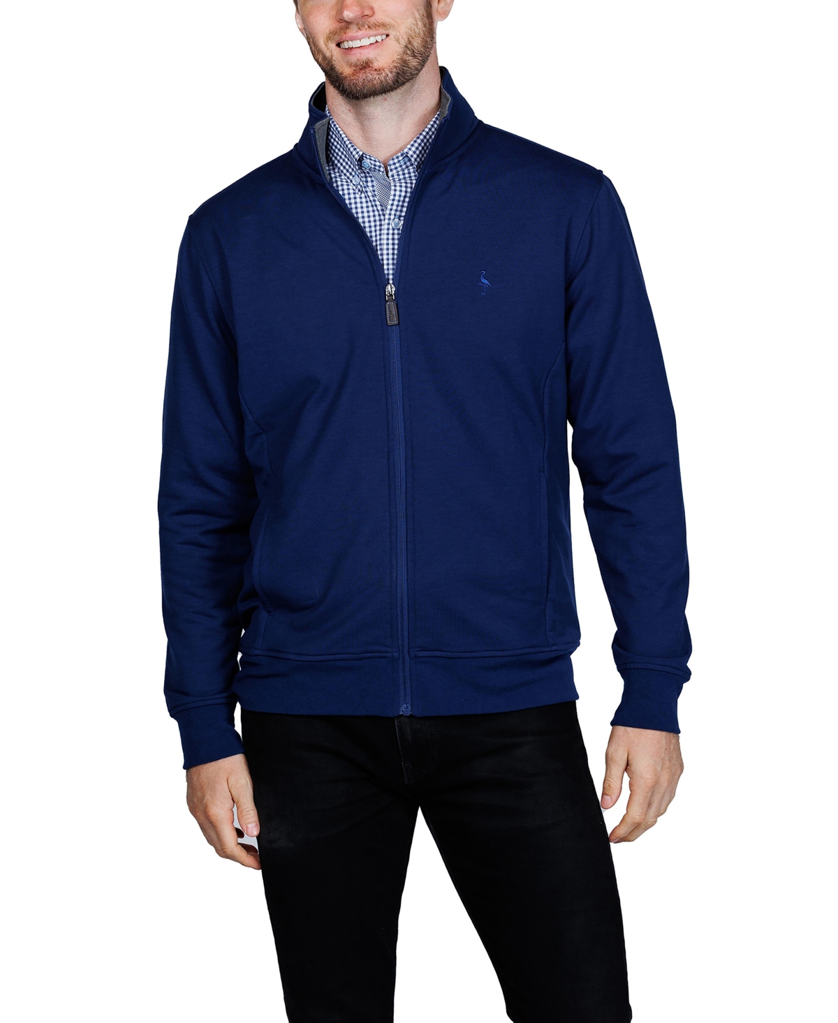 Click here for Tailorbyrd Fleece Full Zip - Navy prices