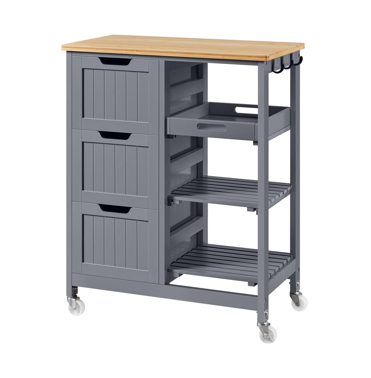 Click here for Yaheetech 33 H Rolling Kitchen Storage Serving Car... prices