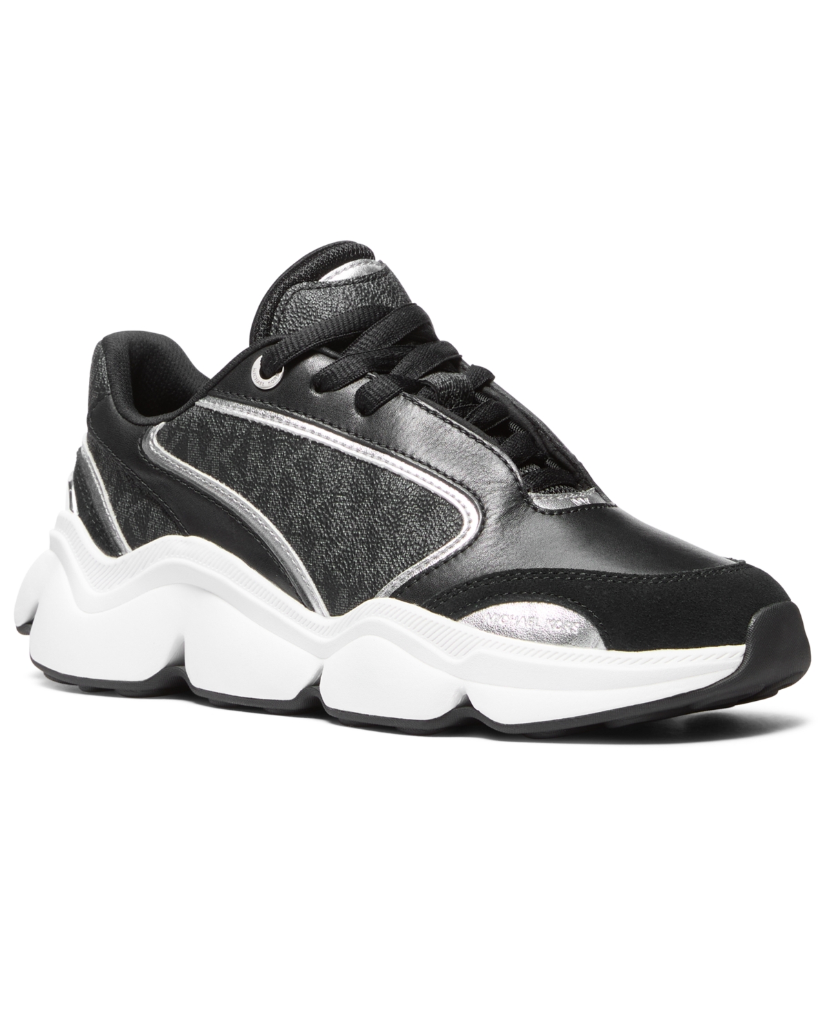 Click here for Michael Kors Womens Renny Trainer Sneakers - Black prices