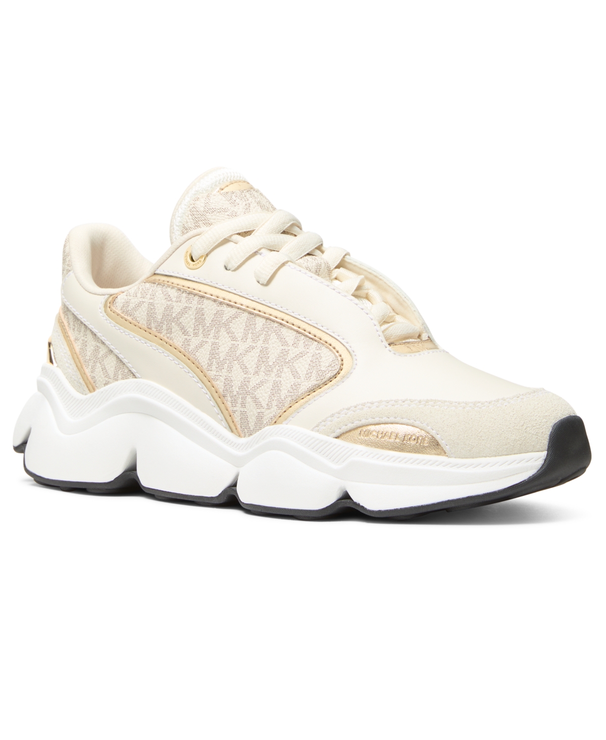 Click here for Michael Kors Womens Renny Trainer Sneakers - Vanil... prices