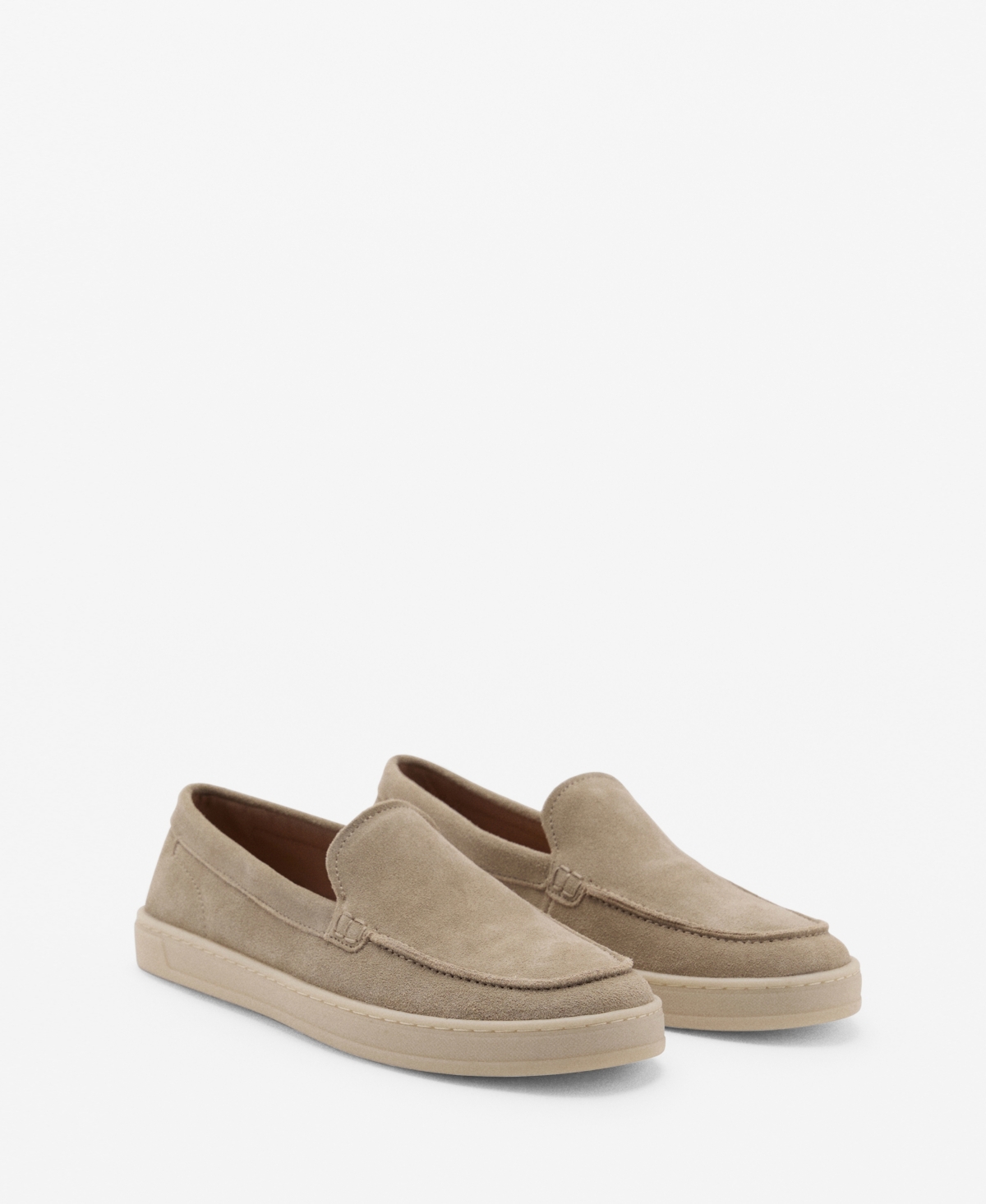 Click here for Mango Mens Split Leather Shoes - Sand prices