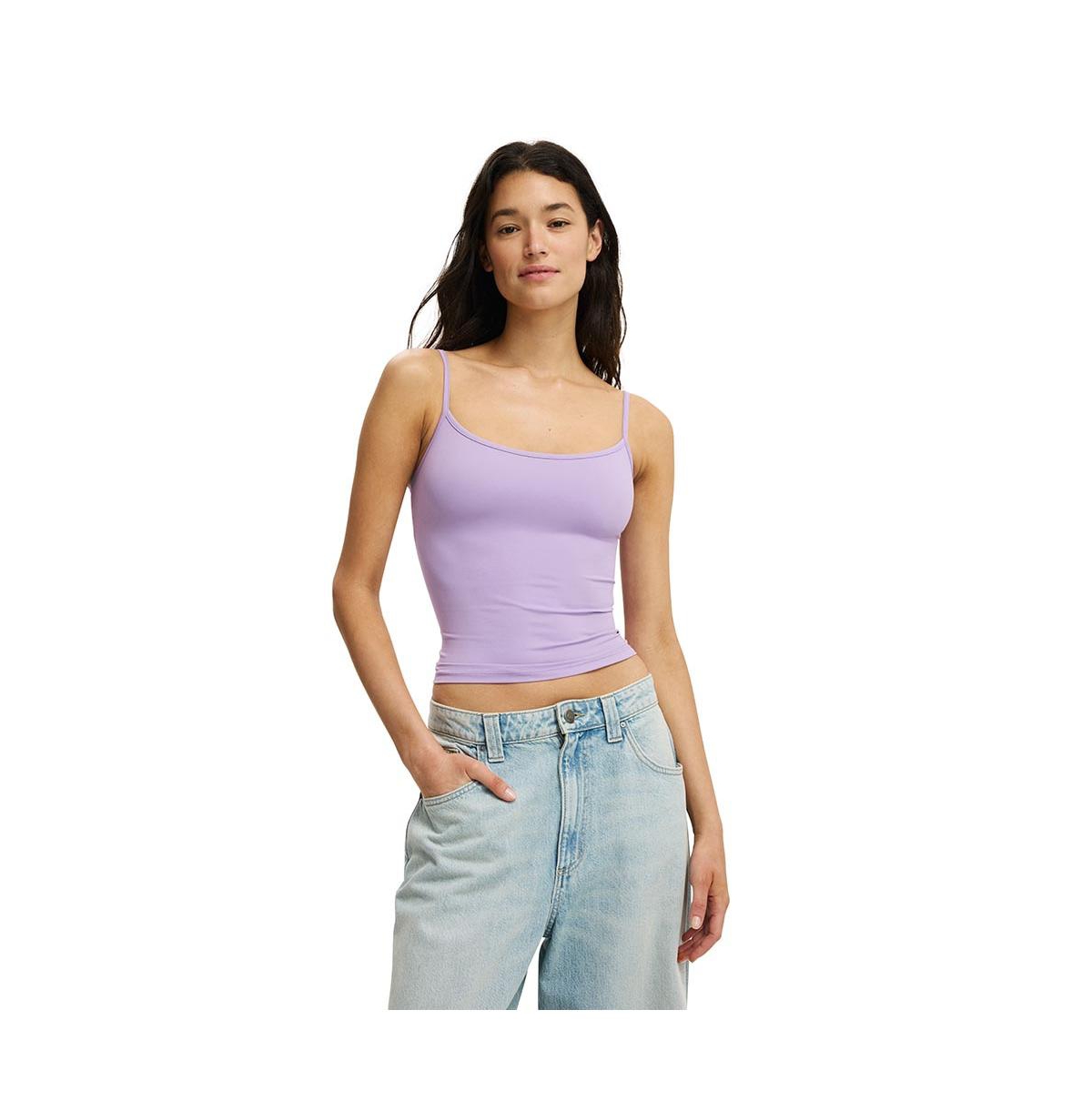 Click here for Cotton On Womens Hold Me Cami - Violet crush prices
