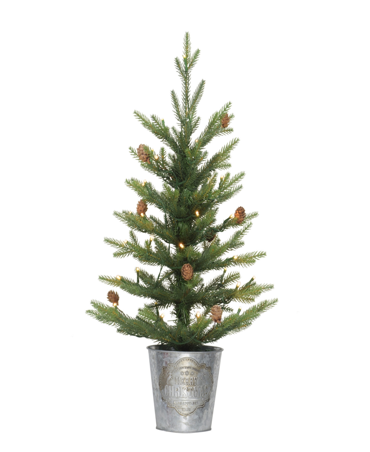 Click here for Puleo 2FT Pre-Lit Table Top Artificial Christmas T... prices