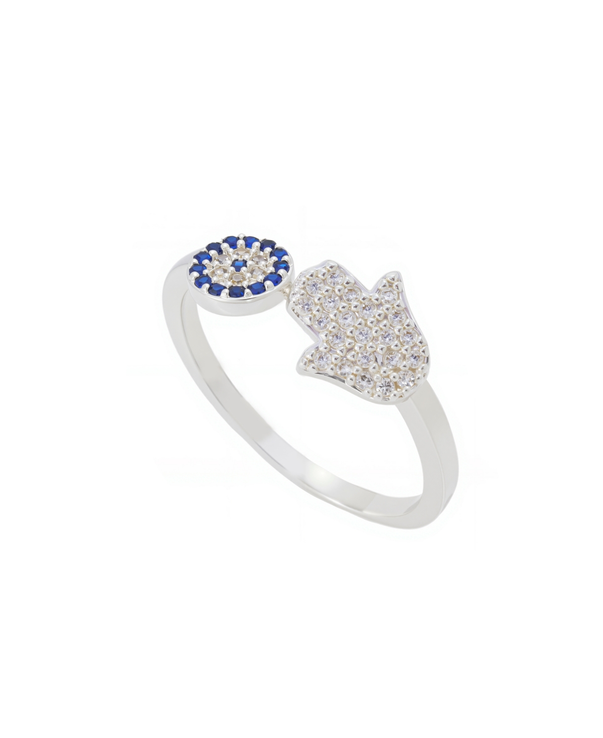 Click here for Unwritten Cubic Zirconia Hamsa and Evil Eye Statem... prices